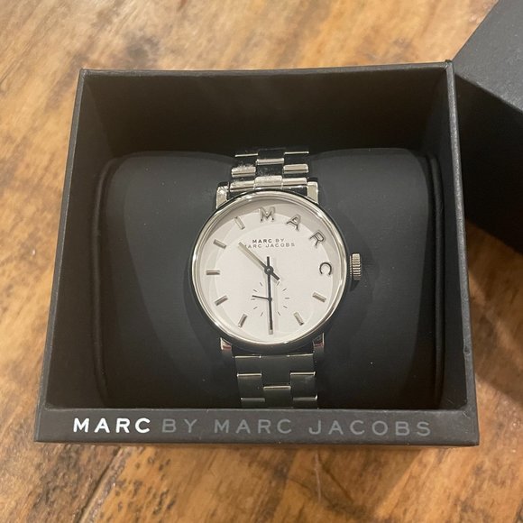 Marc By Marc Jacobs | Accessories | Marc Jacobs Silver Watch | Poshmark